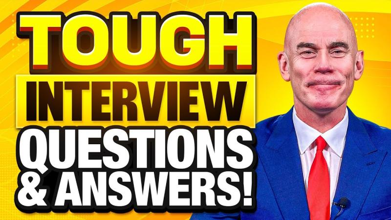 Richard McMunn on LinkedIn: 3 TOUGH INTERVIEW QUESTIONS & ANSWERS! (How ... Richard McMunn on LinkedIn: 3 TOUGH INTERVIEW QUESTIONS & ANSWERS! (How ...