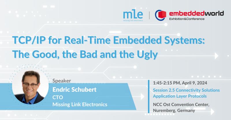 Missing Link Electronics on LinkedIn: MLE Presents “TCP/IP for Real ... Missing Link Electronics on LinkedIn: MLE Presents “TCP/IP for Real ...