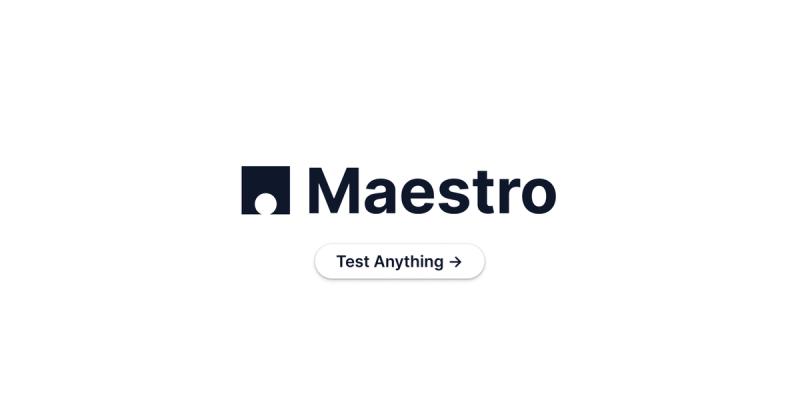 Manish Verma on LinkedIn: What is Maestro? | Maestro by mobile.dev Manish Verma on LinkedIn: What is Maestro? | Maestro by mobile.dev