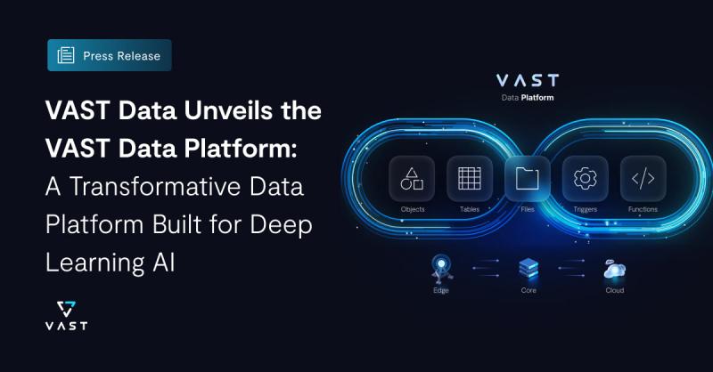 Oren Myara on LinkedIn: VAST Data Unveils the VAST Data Platform Built ... Oren Myara on LinkedIn: VAST Data Unveils the VAST Data Platform Built ...