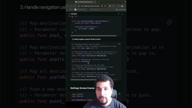 James Sedlacek on LinkedIn: Routing Library for SwiftUI Navigation James Sedlacek on LinkedIn: Routing Library for SwiftUI Navigation