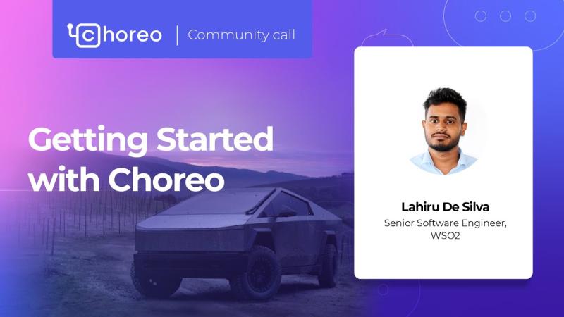 Sanjeewa Malalgoda on LinkedIn: Getting Started with Choreo for the ... Sanjeewa Malalgoda on LinkedIn: Getting Started with Choreo for the ...