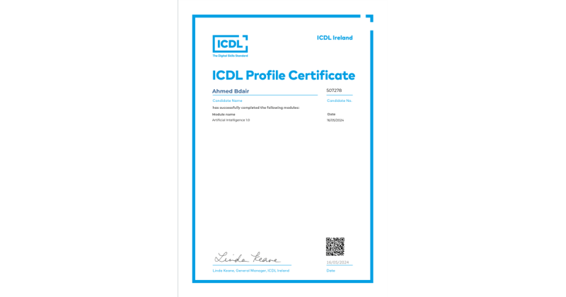 Ahmed Bdair on LinkedIn: ICDL - The Digital Skills Standard • Ahmed ... Ahmed Bdair on LinkedIn: ICDL - The Digital Skills Standard • Ahmed ...