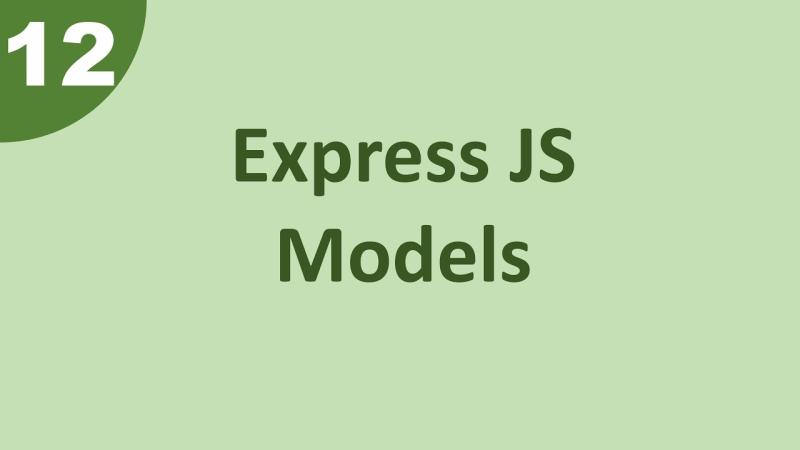 Venkat K on LinkedIn: Mern : Express JS Models Venkat K on LinkedIn: Mern : Express JS Models