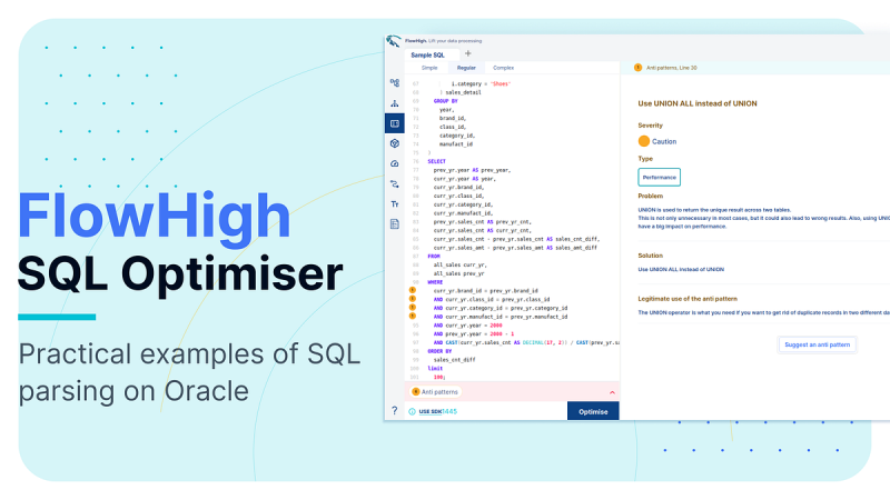 Uli Bethke on LinkedIn: Parsing Oracle SQL with FlowHigh Uli Bethke on LinkedIn: Parsing Oracle SQL with FlowHigh