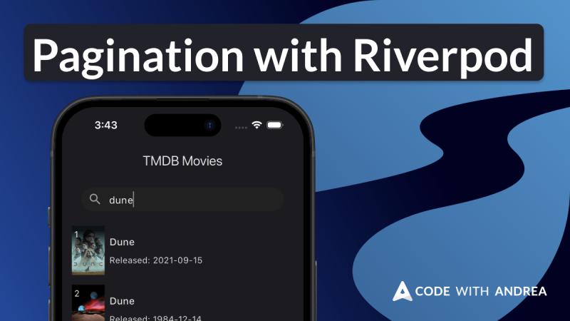 Andrea Bizzotto on LinkedIn: Flutter Pagination with Riverpod: The ... Andrea Bizzotto on LinkedIn: Flutter Pagination with Riverpod: The ...