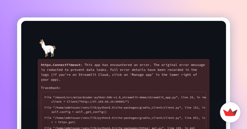 Tony K. on LinkedIn: WizardCoder Python 34B V1.0 Streamlit Demo 🎈 Tony K. on LinkedIn: WizardCoder Python 34B V1.0 Streamlit Demo 🎈