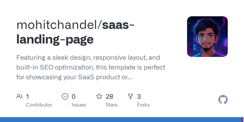 Mohit Chandel on LinkedIn: GitHub - mohitchandel/saas-landing-page ... Mohit Chandel on LinkedIn: GitHub - mohitchandel/saas-landing-page ...