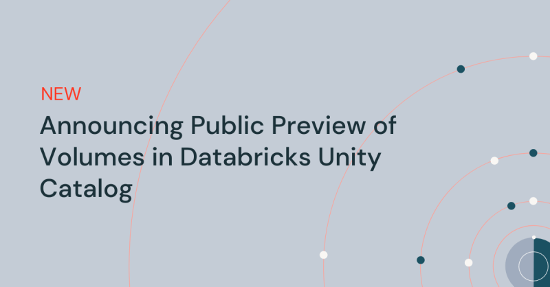 Mark Shubin on LinkedIn: Announcing Public Preview of Volumes in ... Mark Shubin on LinkedIn: Announcing Public Preview of Volumes in ...