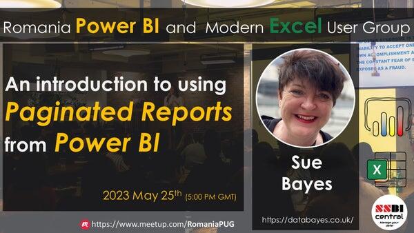 Sue Bayes on LinkedIn: An introduction to using Paginated Reports from ... Sue Bayes on LinkedIn: An introduction to using Paginated Reports from ...