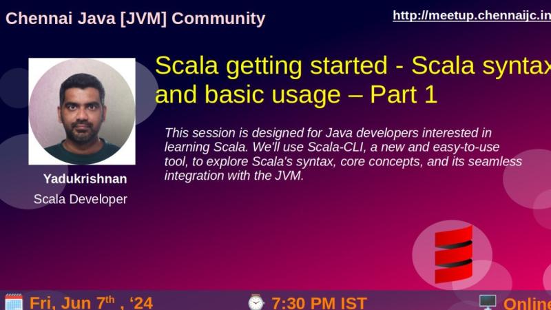 Rajmahendra Hegde on LinkedIn: Scala getting started - Scala syntax and ... Rajmahendra Hegde on LinkedIn: Scala getting started - Scala syntax and ...