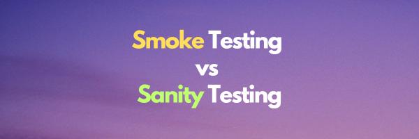 TestCaseLab on LinkedIn: Smoke Testing vs Sanity Testing TestCaseLab on LinkedIn: Smoke Testing vs Sanity Testing