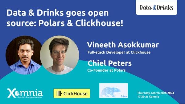 Xomnia on LinkedIn: Data & Drinks Goes Open Source: Polars & ClickHouse ... Xomnia on LinkedIn: Data & Drinks Goes Open Source: Polars & ClickHouse ...