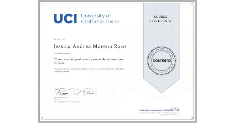 Jessica Andrea Moreno Rozo on LinkedIn: Completion Certificate for Cómo ... Jessica Andrea Moreno Rozo on LinkedIn: Completion Certificate for Cómo ...