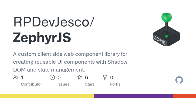 Jesse Glover on LinkedIn: GitHub - RPDevJesco/ZephyrJS: A custom web ... Jesse Glover on LinkedIn: GitHub - RPDevJesco/ZephyrJS: A custom web ...