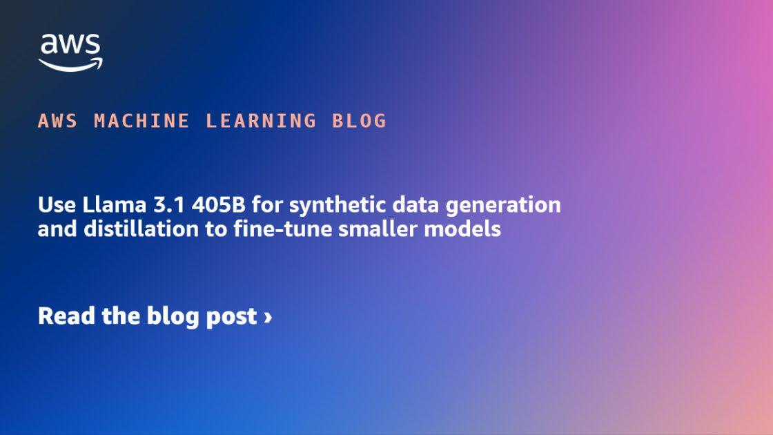 Sebastian Bustillo on LinkedIn: Use Llama 3.1 405B for synthetic data ... Sebastian Bustillo on LinkedIn: Use Llama 3.1 405B for synthetic data ...