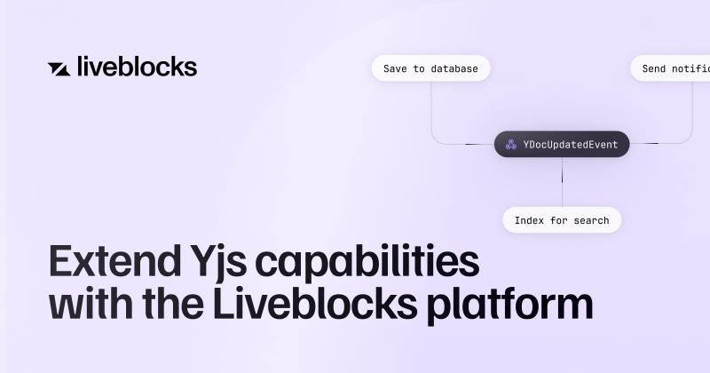 Steven Fabre on LinkedIn: Extend the capabilities of Yjs using our REST ... Steven Fabre on LinkedIn: Extend the capabilities of Yjs using our REST ...