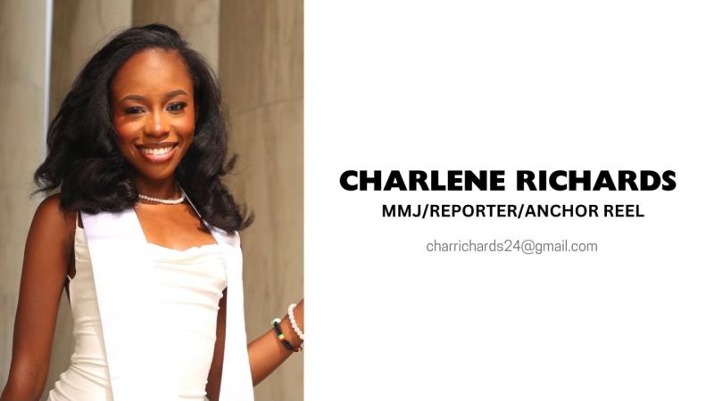 Charlene Richards on LinkedIn: Charlene Richards MMJ/Reporter Reel 2024 Charlene Richards on LinkedIn: Charlene Richards MMJ/Reporter Reel 2024