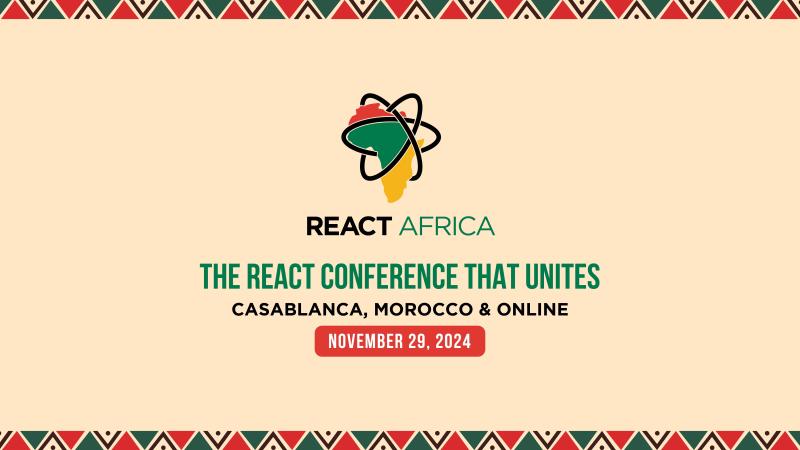 Aymen Ben Amor on LinkedIn: React Africa - The React Conference that unites Aymen Ben Amor on LinkedIn: React Africa - The React Conference that unites