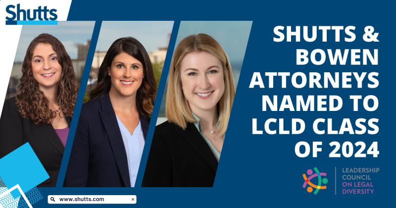 Shutts & Bowen LLP on LinkedIn: Shutts & Bowen Attorneys Named to LCLD ... Shutts & Bowen LLP on LinkedIn: Shutts & Bowen Attorneys Named to LCLD ...