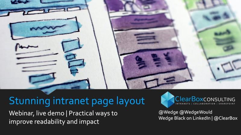 ClearBox Consulting Ltd on LinkedIn: Intranet page layout ClearBox Consulting Ltd on LinkedIn: Intranet page layout