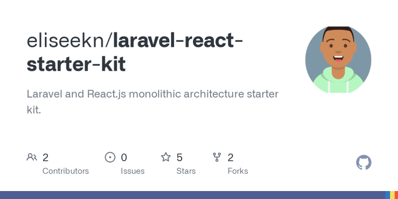 Elisée K. N'Guessan on LinkedIn: GitHub - eliseekn/laravel-react ... Elisée K. N'Guessan on LinkedIn: GitHub - eliseekn/laravel-react ...