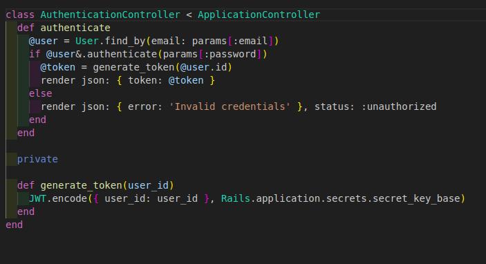 Benard Bebeni on LinkedIn: Implementing JWT Authentication in Rails Benard Bebeni on LinkedIn: Implementing JWT Authentication in Rails