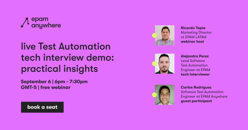 Luis Eduardo Pérez Santos on LinkedIn: mastering Test Automation tech ... Luis Eduardo Pérez Santos on LinkedIn: mastering Test Automation tech ...