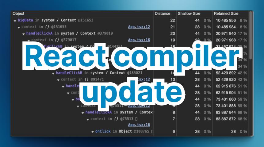 Albert P. on LinkedIn: Sneaky React Memory Leaks: How the React ... Albert P. on LinkedIn: Sneaky React Memory Leaks: How the React ...