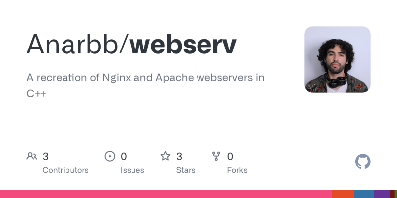 We developed Webserv đź’» as part of our curriculum | Anas Arbaoui posted ... We developed Webserv đź’» as part of our curriculum | Anas Arbaoui posted ...