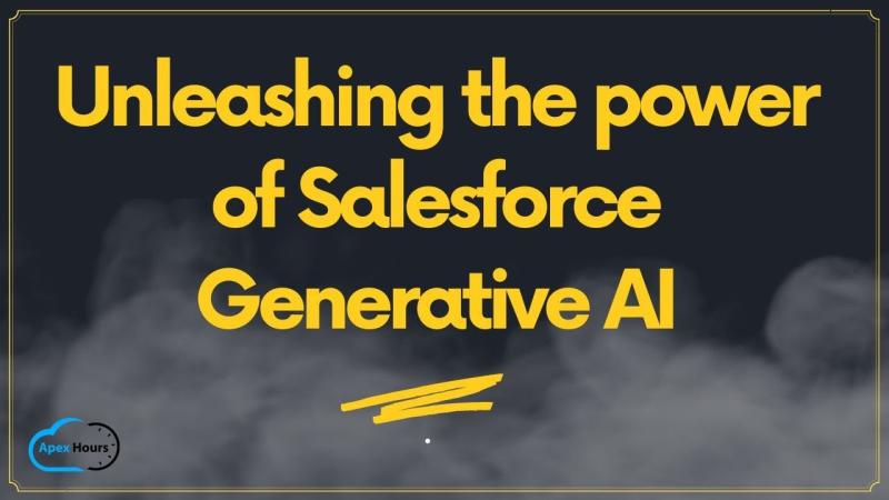 Apex Hours on LinkedIn: Unleashing the power of Salesforce Generative AI Apex Hours on LinkedIn: Unleashing the power of Salesforce Generative AI