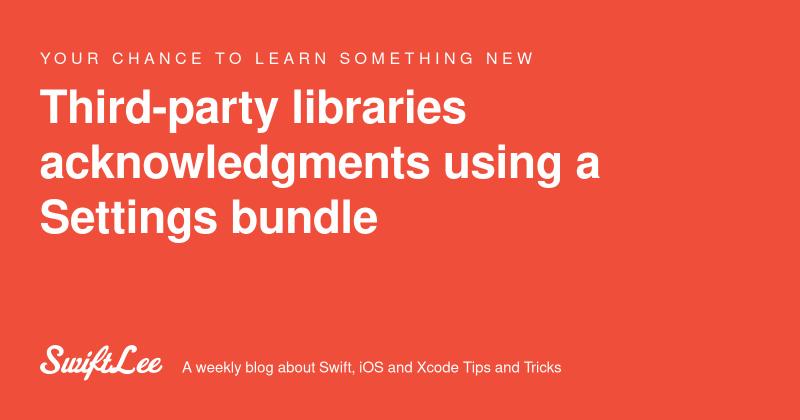 Érika M. on LinkedIn: Third-party libraries acknowledgments using a ... Érika M. on LinkedIn: Third-party libraries acknowledgments using a ...