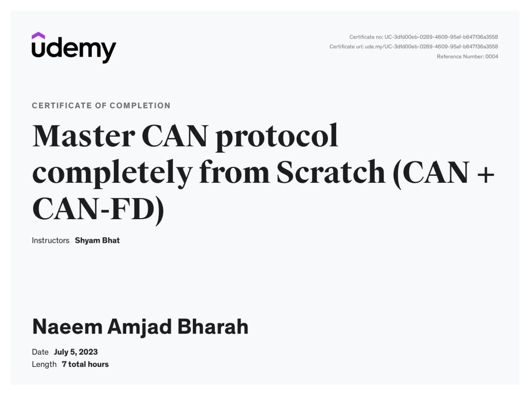 Naeem Amjad on LinkedIn: Udemy Course Completion Certificate Naeem Amjad on LinkedIn: Udemy Course Completion Certificate
