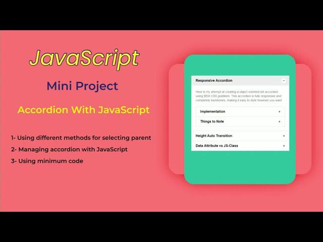 New tutorial on YouTube: Mastering Accordion Effects with JavaScript 🚀 ... New tutorial on YouTube: Mastering Accordion Effects with JavaScript 🚀 ...