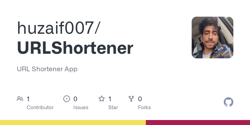 Huzaif Farooq on LinkedIn: GitHub - huzaif007/URLShortener: URL ... Huzaif Farooq on LinkedIn: GitHub - huzaif007/URLShortener: URL ...