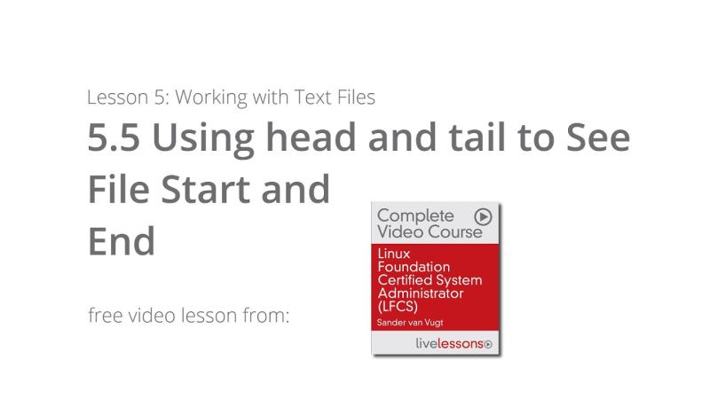Sander van Vugt on LinkedIn: Using head and tail to See File Start and ... Sander van Vugt on LinkedIn: Using head and tail to See File Start and ...