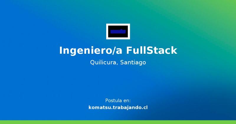 Alexis Araya Salgado on LinkedIn: Ingeniero/a FullStack - Oferta de ... Alexis Araya Salgado on LinkedIn: Ingeniero/a FullStack - Oferta de ...