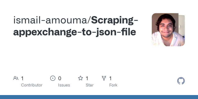 Ismail Amouma on LinkedIn: GitHub - ismail-amouma/Scraping-appexchange ... Ismail Amouma on LinkedIn: GitHub - ismail-amouma/Scraping-appexchange ...