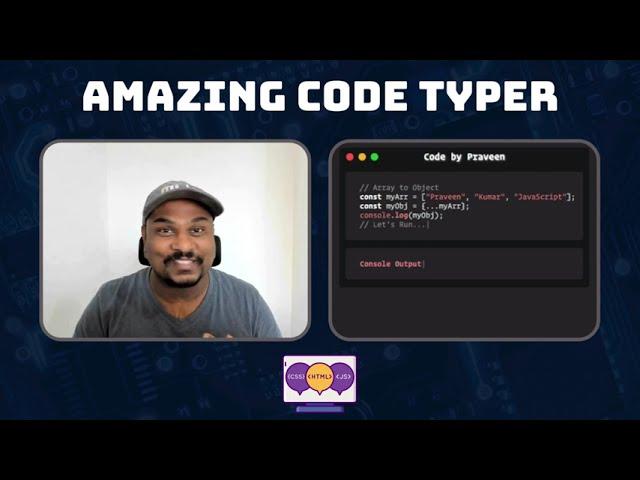 Praveen Kumar Purushothaman on LinkedIn: Super Cool Code Typer using ... Praveen Kumar Purushothaman on LinkedIn: Super Cool Code Typer using ...
