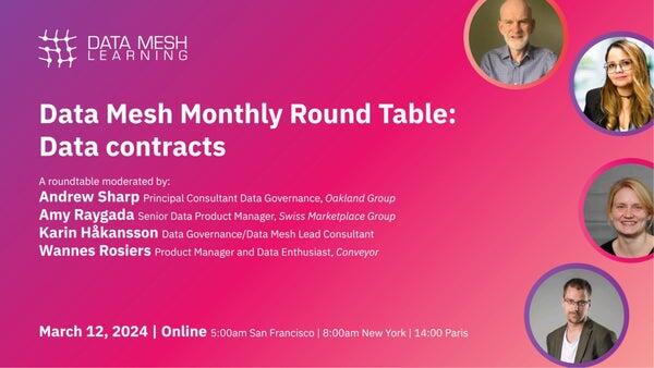 Amy Raygada on LinkedIn: Data Mesh Monthly Round Table: Data Contracts ... Amy Raygada on LinkedIn: Data Mesh Monthly Round Table: Data Contracts ...