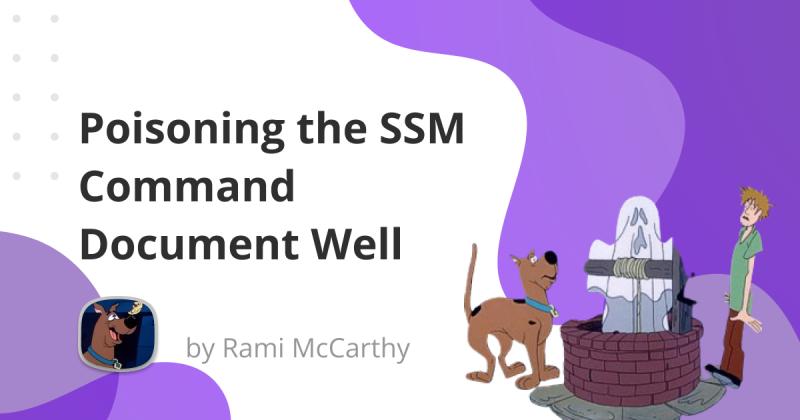 Kevin J. Conlan on LinkedIn: Poisoning the SSM Command Document Well Kevin J. Conlan on LinkedIn: Poisoning the SSM Command Document Well