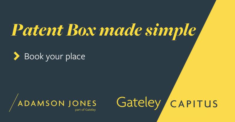 Adamson Jones part of Gateley on LinkedIn: Gateley - Patent Box made simple Adamson Jones part of Gateley on LinkedIn: Gateley - Patent Box made simple