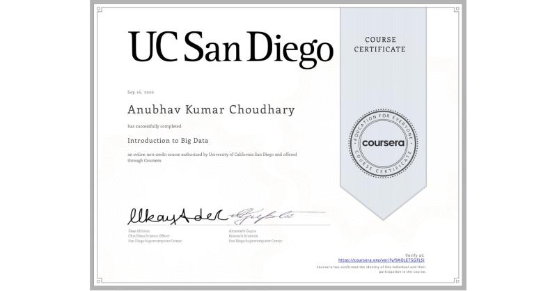 Anubhav Kumar Choudhary on LinkedIn: Completion Certificate for ... Anubhav Kumar Choudhary on LinkedIn: Completion Certificate for ...