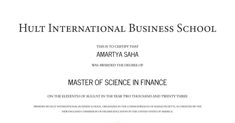 Amartya Saha on LinkedIn: Just received my Master of Science in Finance ... Amartya Saha on LinkedIn: Just received my Master of Science in Finance ...