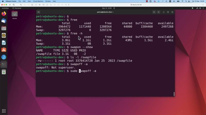 How to disable and enable swap memory on Linux | Petru Gulian posted on ... How to disable and enable swap memory on Linux | Petru Gulian posted on ...