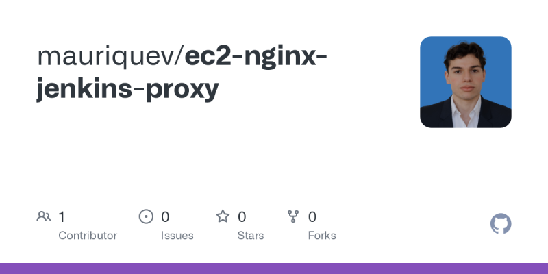 Introducing EC2 Jenkins Server with Nginx | Mauricio Quevedo posted on ... Introducing EC2 Jenkins Server with Nginx | Mauricio Quevedo posted on ...
