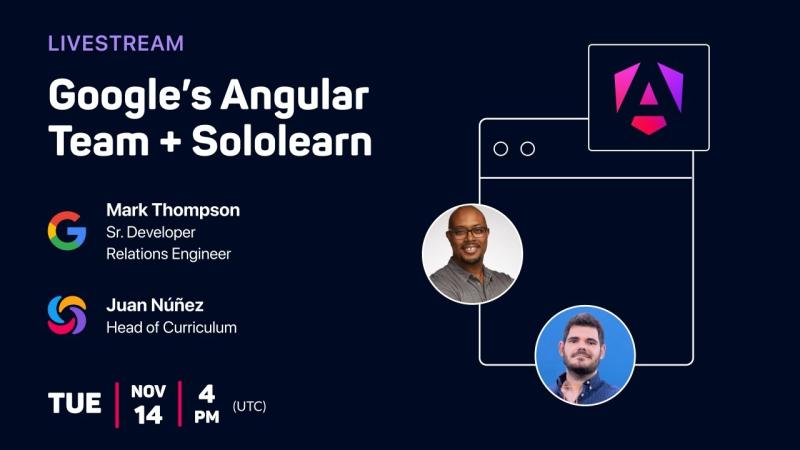 Sololearn on LinkedIn: Angular + Sololearn : Learning Angular with Juan ... Sololearn on LinkedIn: Angular + Sololearn : Learning Angular with Juan ...