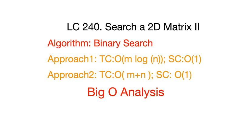 Akhil Singh Chauhan on LinkedIn: LC 240 Search a 2D Matrix II Akhil Singh Chauhan on LinkedIn: LC 240 Search a 2D Matrix II