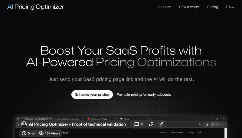 Ben Amrani on LinkedIn: AI Pricing Optimizer — Boost Your SaaS Sales ... Ben Amrani on LinkedIn: AI Pricing Optimizer — Boost Your SaaS Sales ...