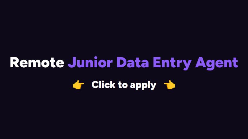 RemoteYeah on LinkedIn: Remote Junior Data Entry Agent RemoteYeah on LinkedIn: Remote Junior Data Entry Agent